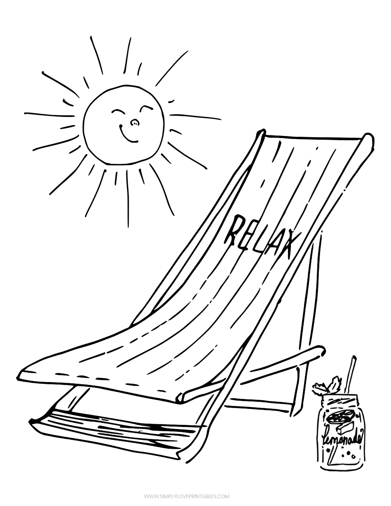Free Summer Coloring Pages | Simply Love Printables