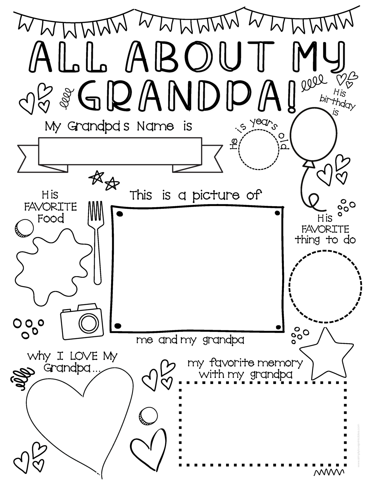 Fun Printables to Celebrate Father's Day | Simply Love Printables