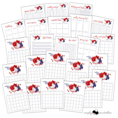Free Printable July Planning Pages | Simply Love Printables