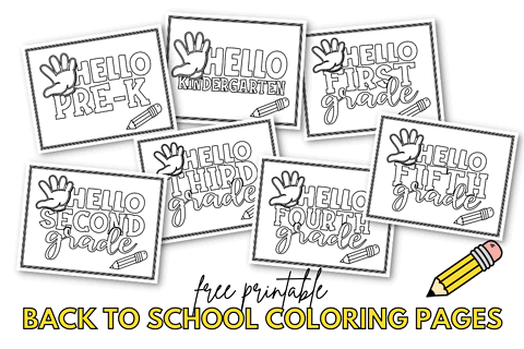 Back to School Coloring Pages | Simply Love Printables
