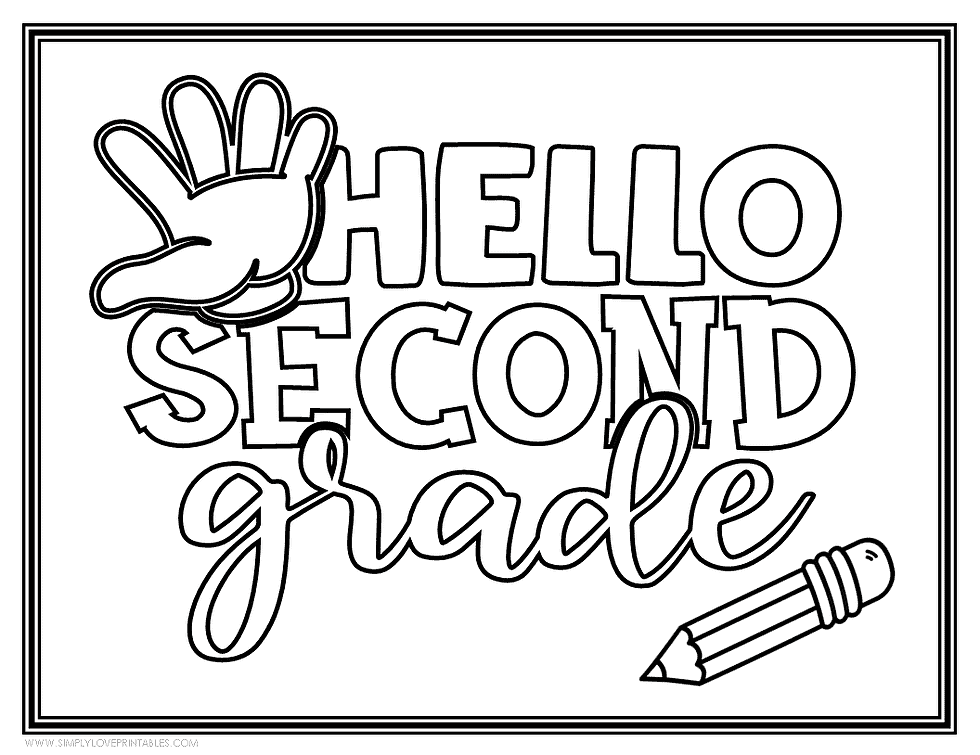 Back to School Coloring Pages | Simply Love Printables