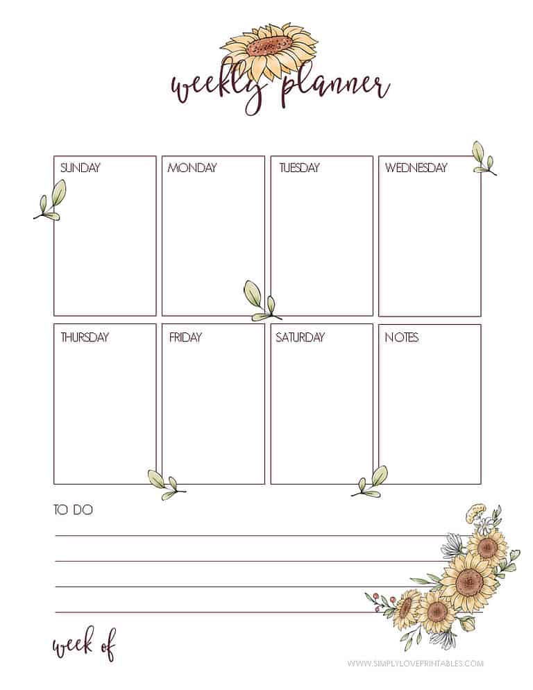 September Organization Planning Pages (Free PDF Printables)