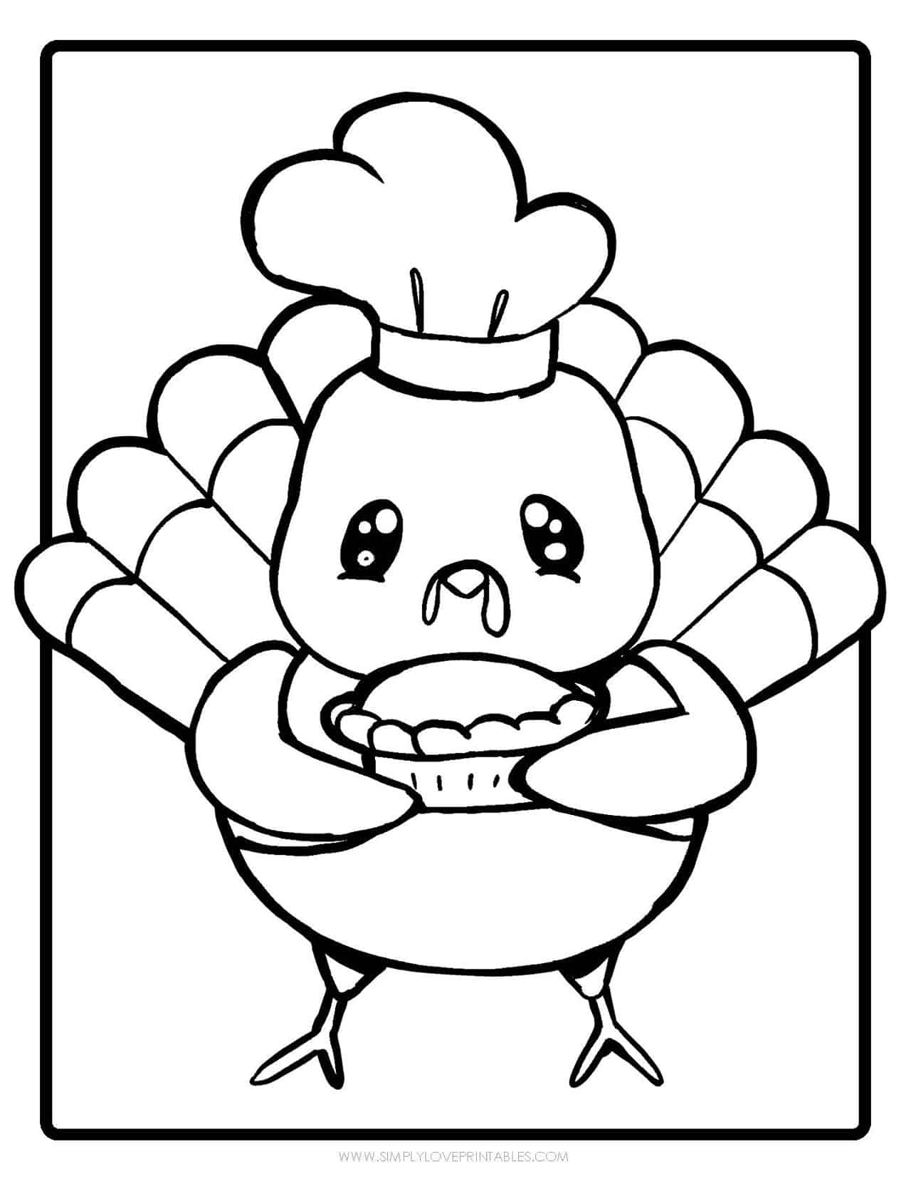 Thanksgiving Coloring Pages - Fun for All! | Simply Love Printables