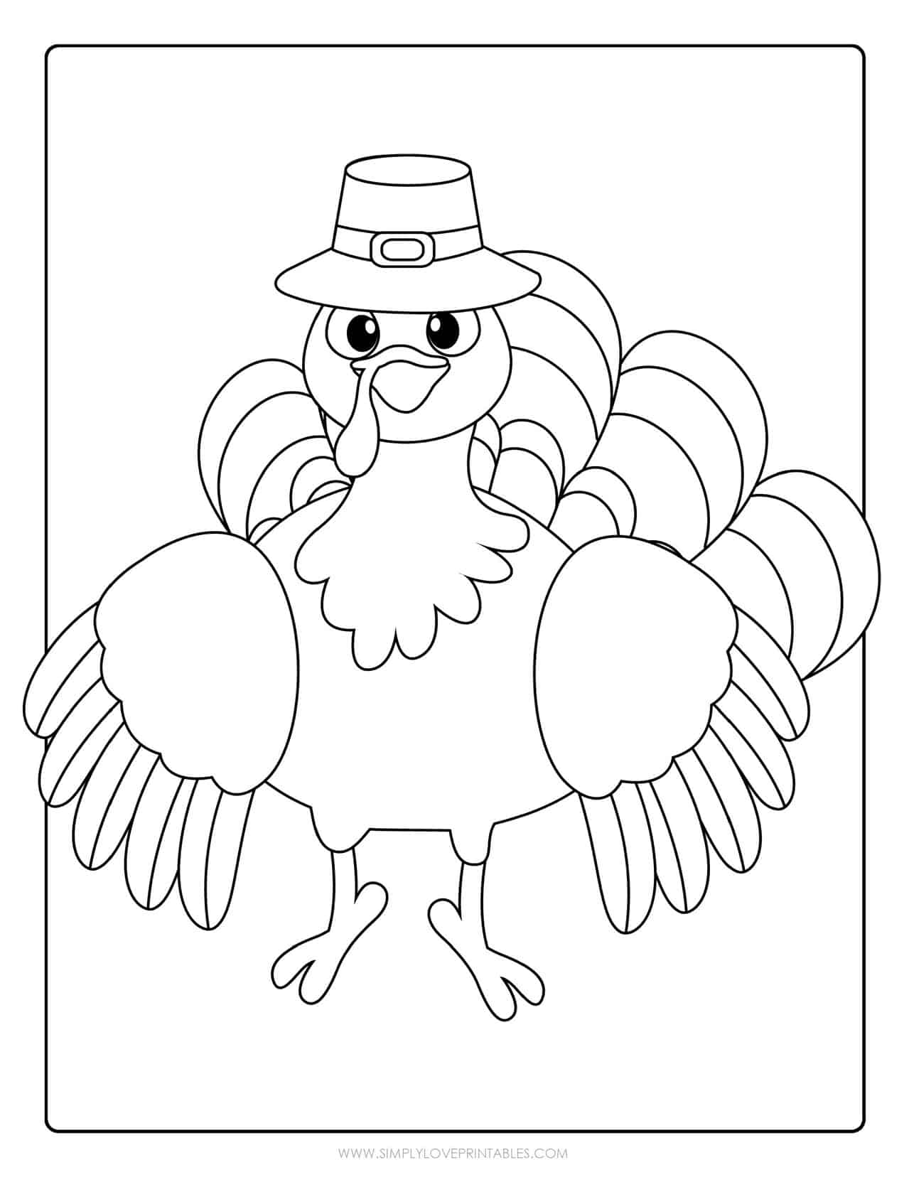 Thanksgiving Coloring Pages - Fun for All! | Simply Love Printables