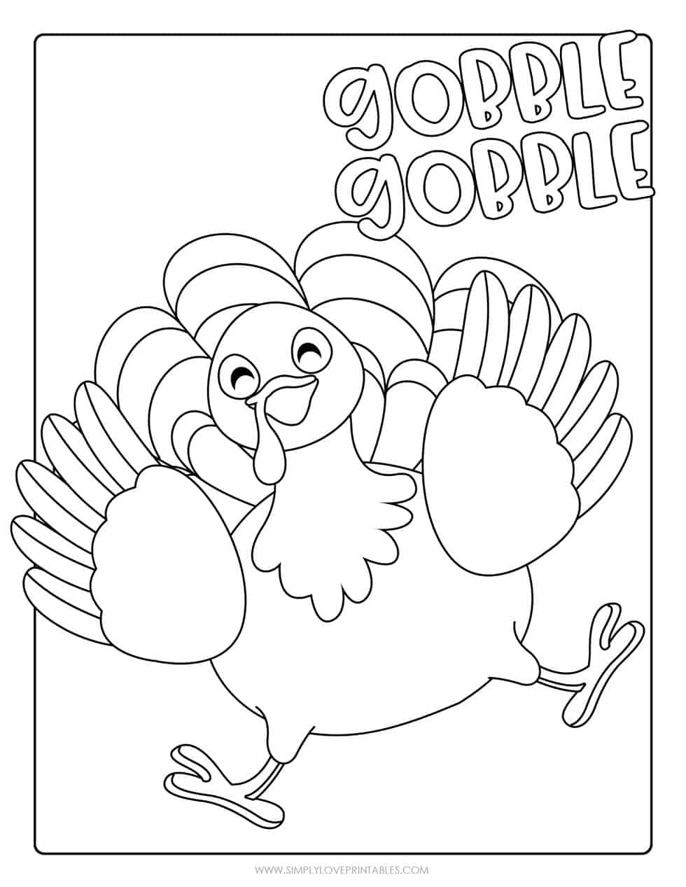 Thanksgiving Coloring Pages - Fun for All! | Simply Love Printables