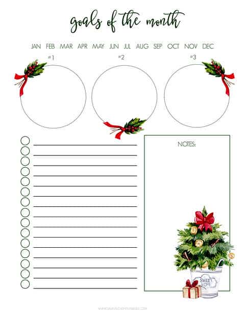 Free December Planning Pages | Simply Love Printables