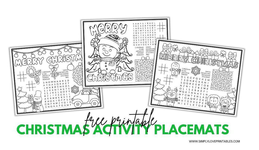 FREE Holiday Printables | Simply Love Printables