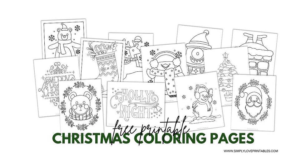 FREE Coloring Pages | Simply Love Printables