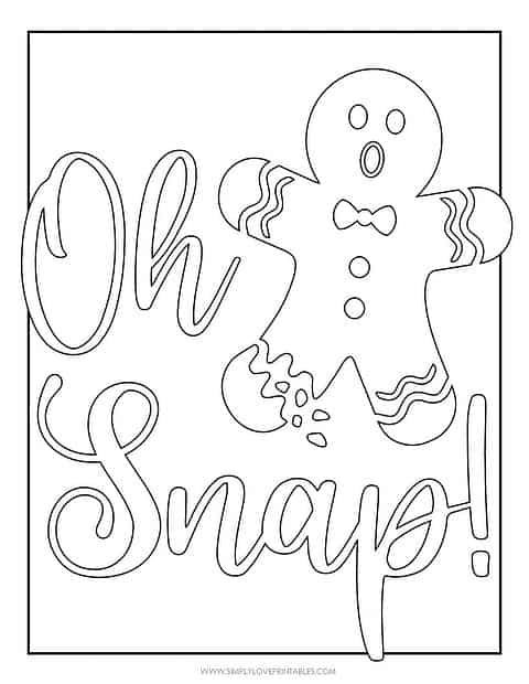 Free Printable Christmas Coloring Pages | Simply Love Printables
