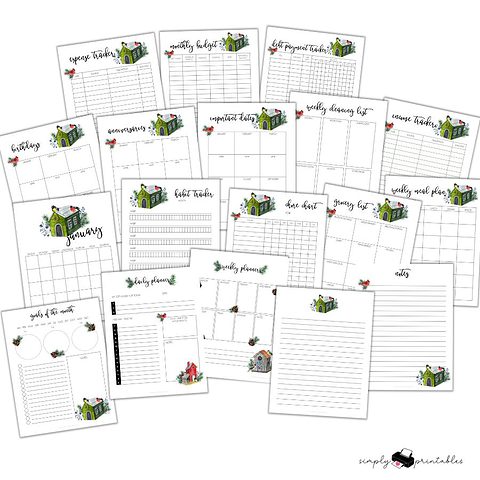 Free January Planning Pages | Simply Love Printables