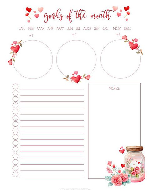 Free Planning Pages to Help You Get Organized in February