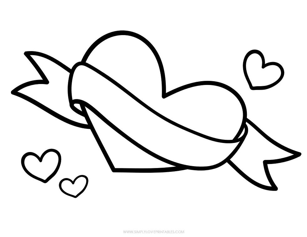 Free Valentine's Day Coloring Pages | Simply Love Printables