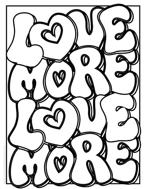 Free Valentine's Day Coloring Pages | Simply Love Printables