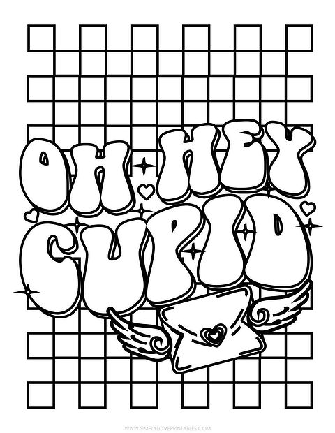 Free Valentine's Day Coloring Pages | Simply Love Printables