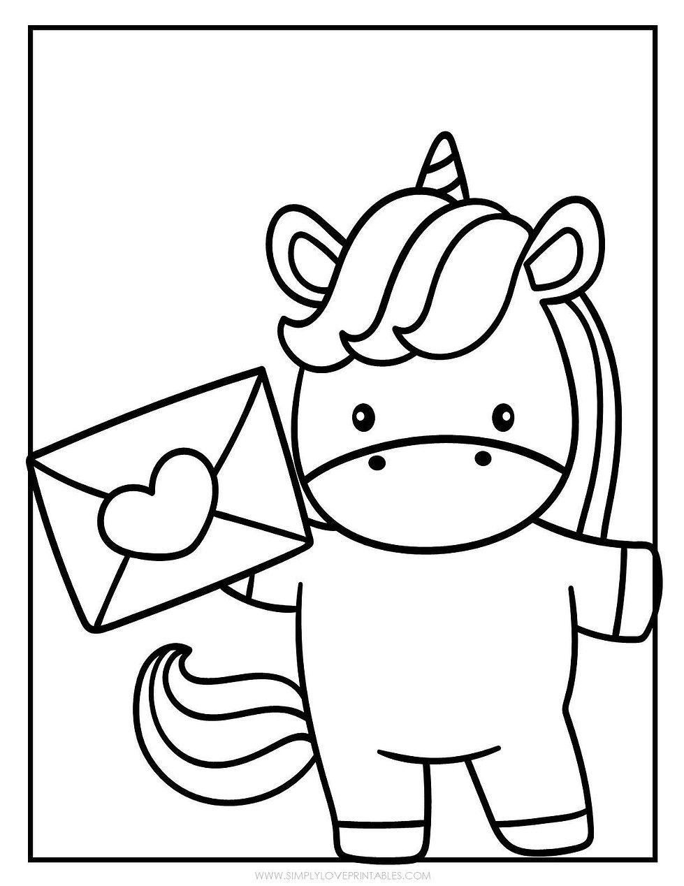 Free Valentine's Day Coloring Pages | Simply Love Printables