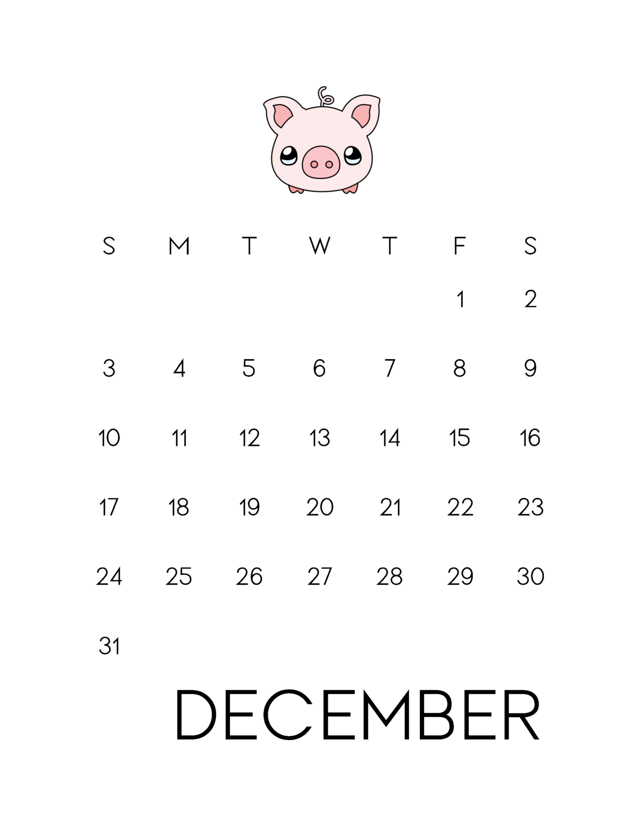 December 2023 Calendars | Simply Love Printables