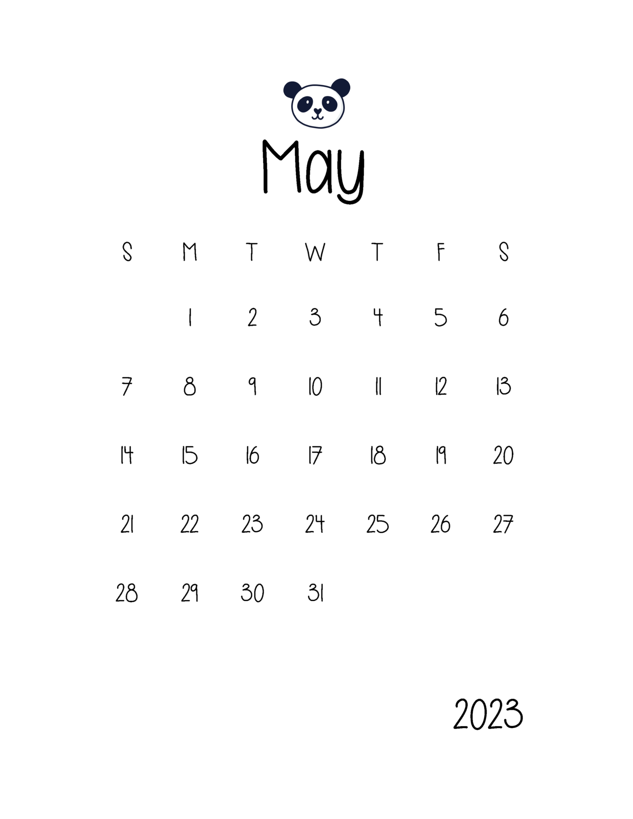 May 2023 Calendars | Simply Love Printables