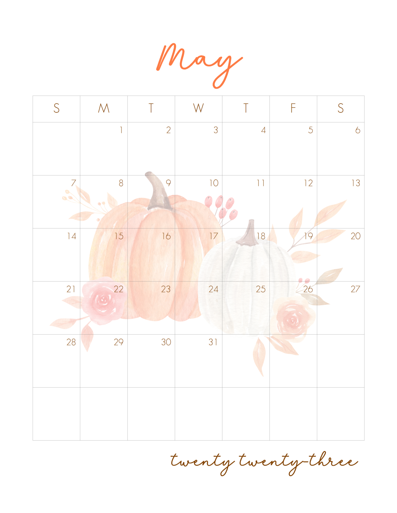 May 2023 Calendars | Simply Love Printables