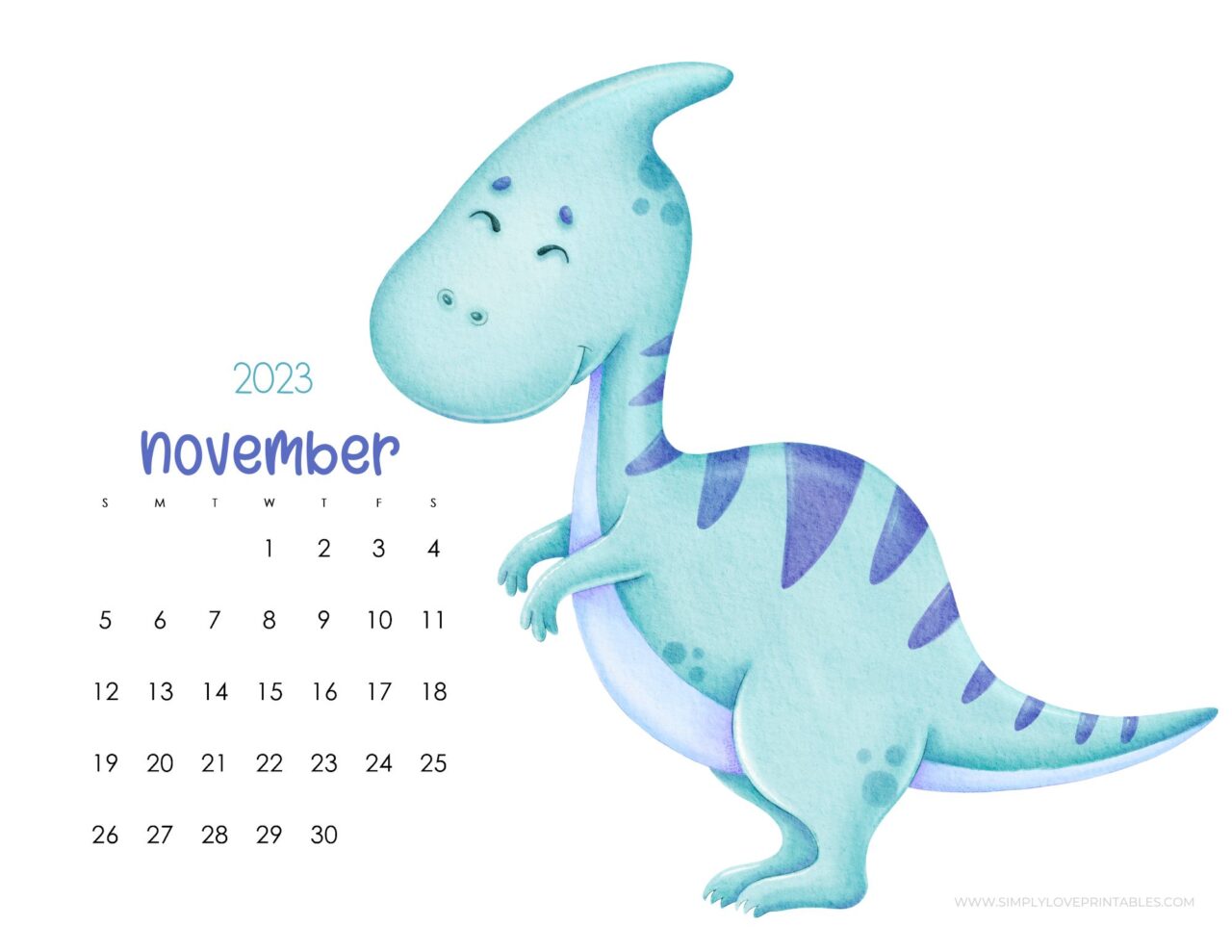 November 2023 Calendars | Simply Love Printables