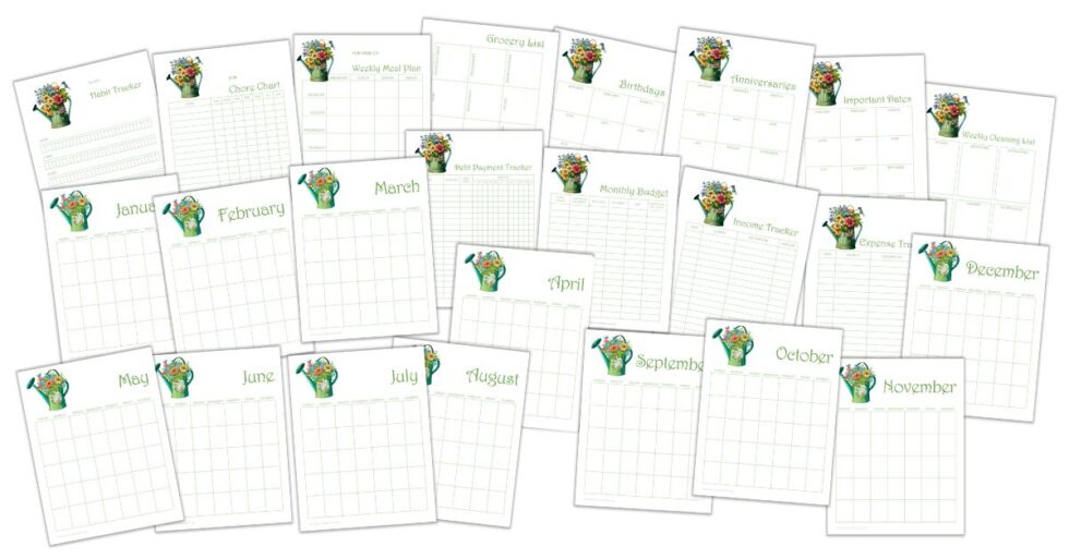 Beautiful May Planning Pages | Simply Love Printables