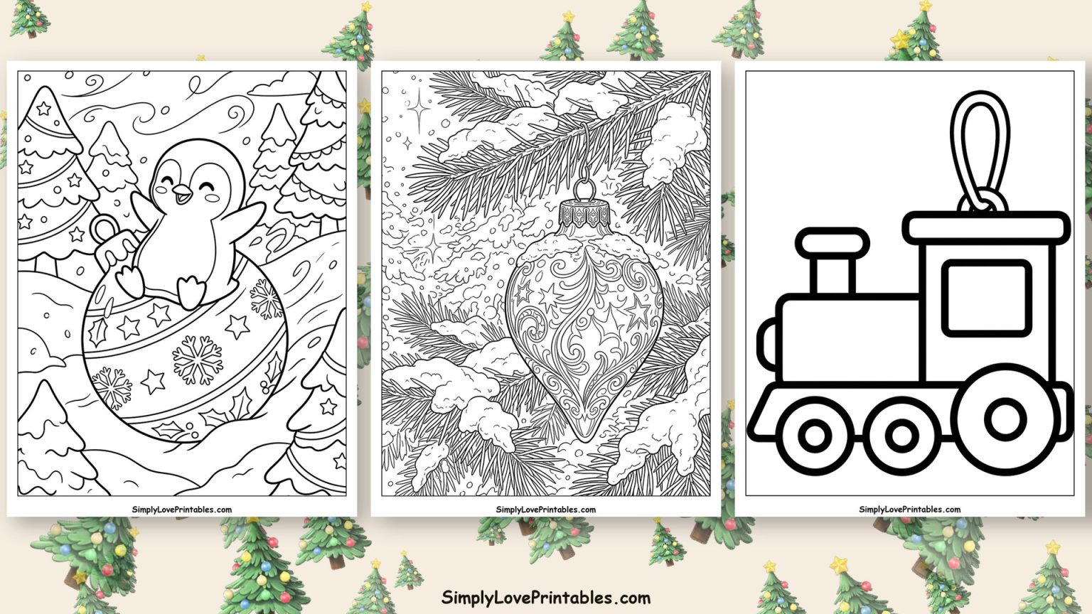 37 Christmas Ornament Coloring Pages (Free PDF Printables)