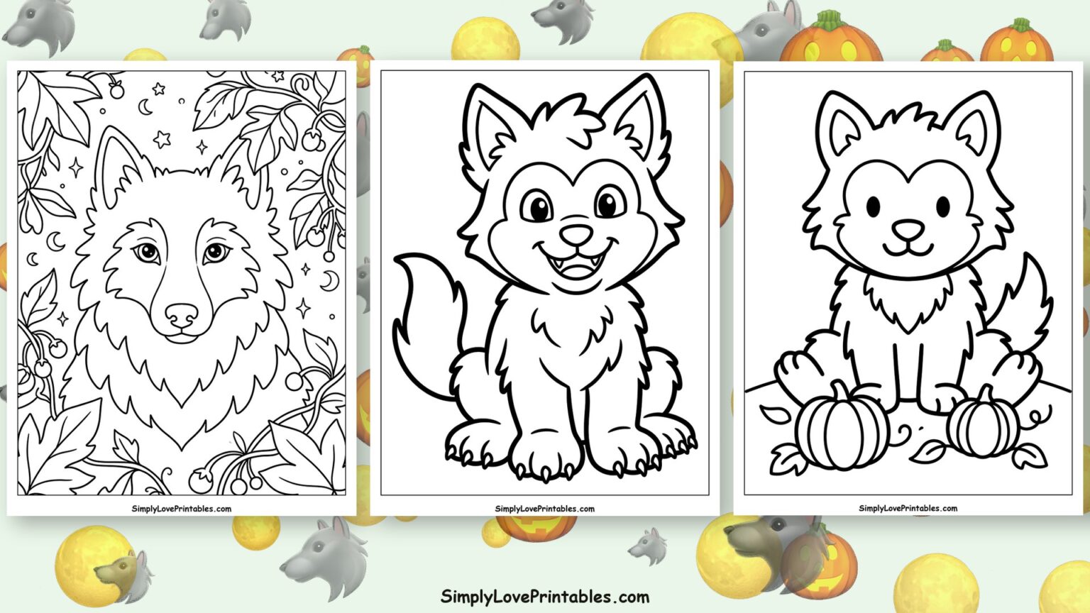 44 Werewolf Coloring Pages (Free PDF Printables)