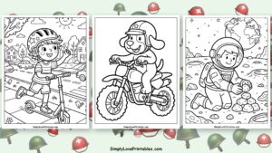 46 Helmet Coloring Pages (Free PDF Printables)