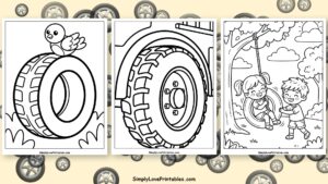 22 Tire Coloring Pages (Free PDF Printables)
